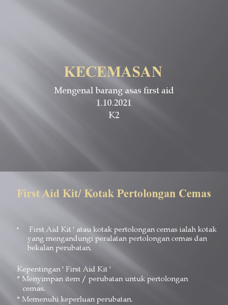 Kecemasan | PDF
