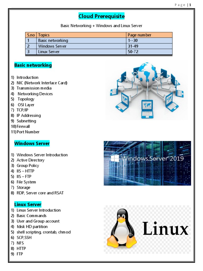 Cloud - N Linux Windows (Oct-2020) | PDF | Ip Address | File Transfer ...