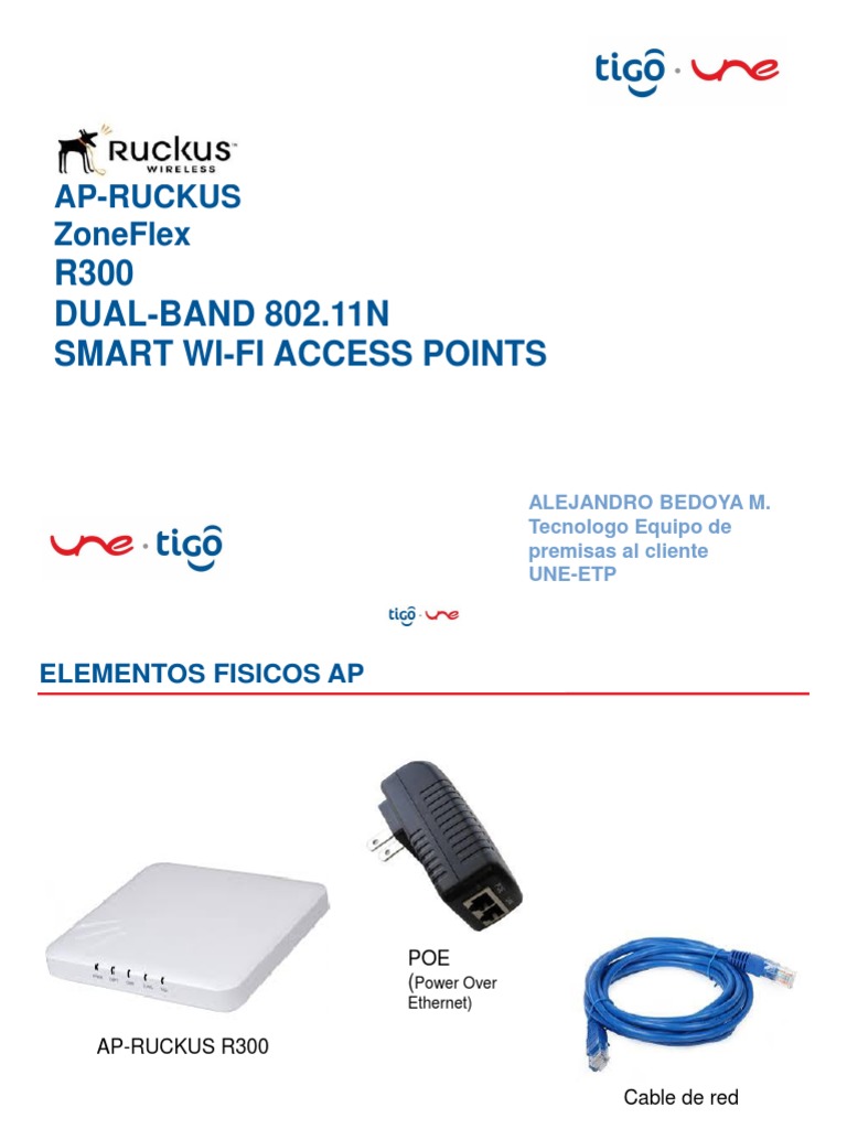 Manual AP Ruckus R300 | PDF | Wifi | Controlador de interfaz de red