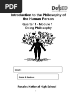 Grade 12 Introduction to Philosophy Module | PDF | Wisdom | Reason