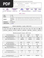 En1A Leaded (PB) Steel: 11Smnpb37 (1.0737) | PDF | Steel | Materials