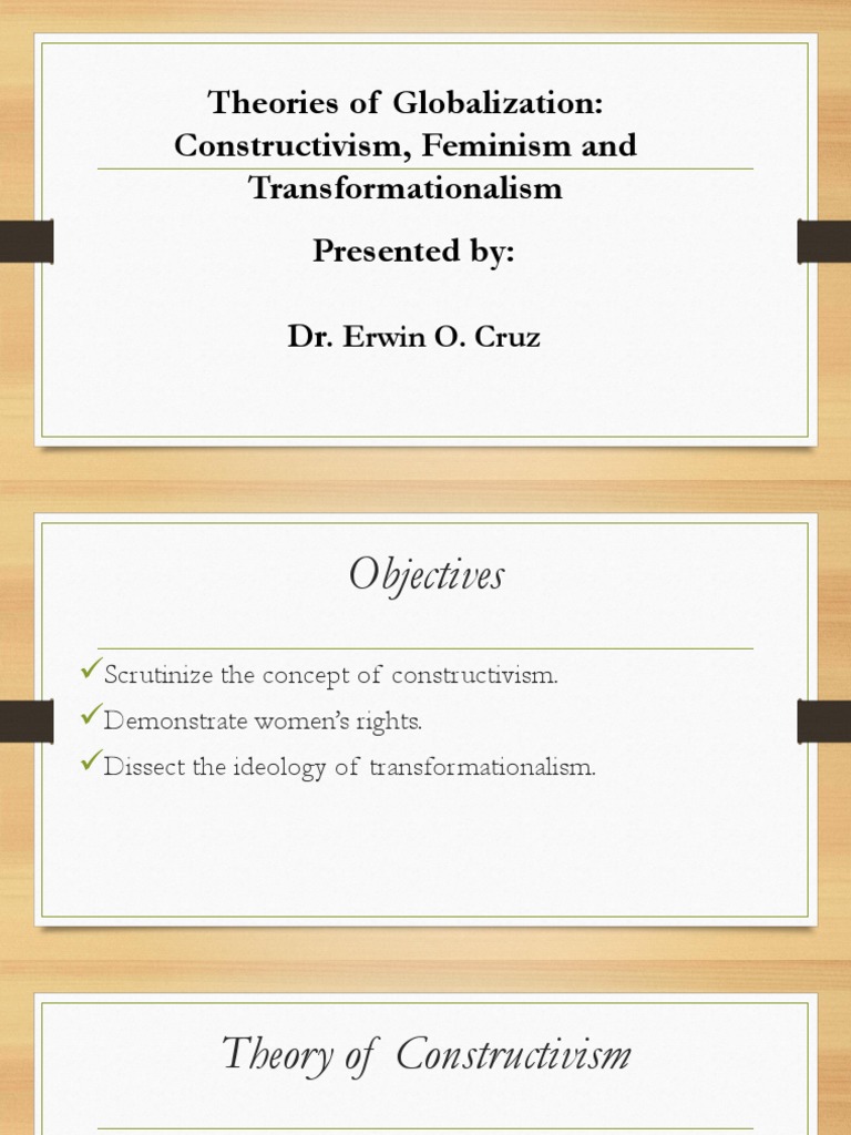Theories of Globalization: Constructivism, Feminism and ...