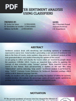 Sentiment Analysis Final Documentation Report | PDF | Statistical Classification | Support ...