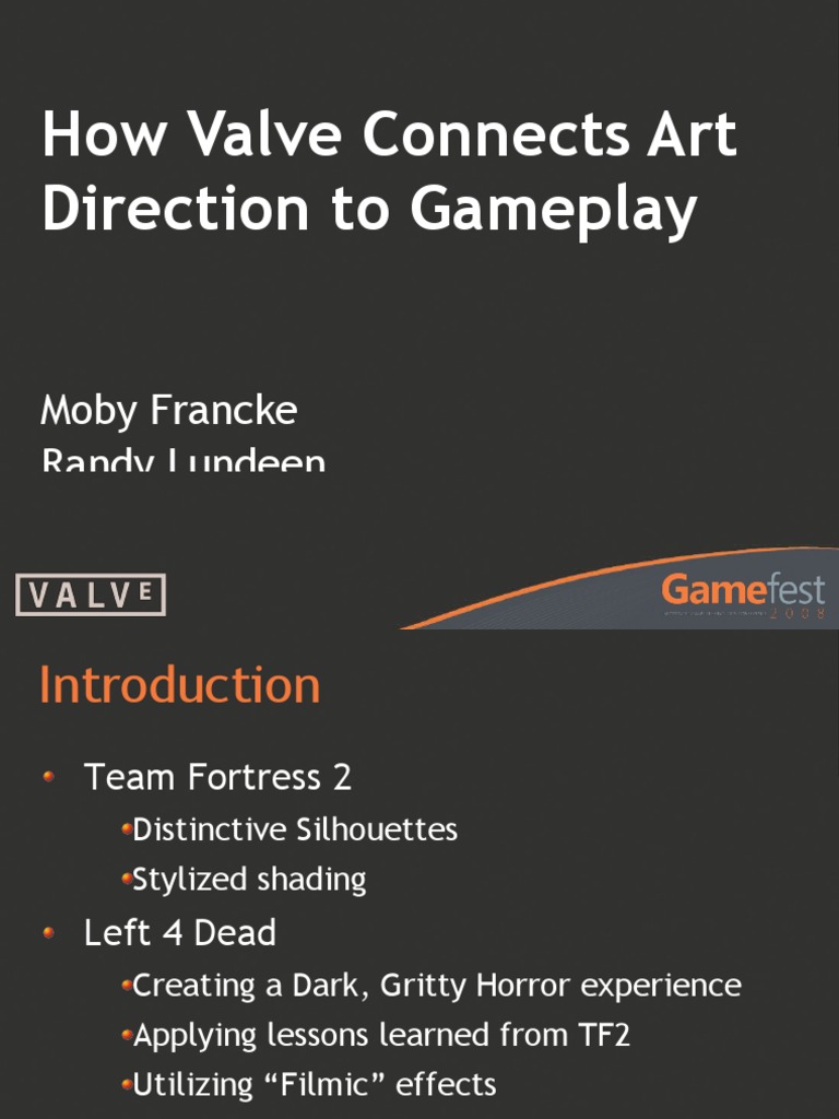 How Valve Connects Art Direction To Gameplay | PDF | 3 D Computer ...