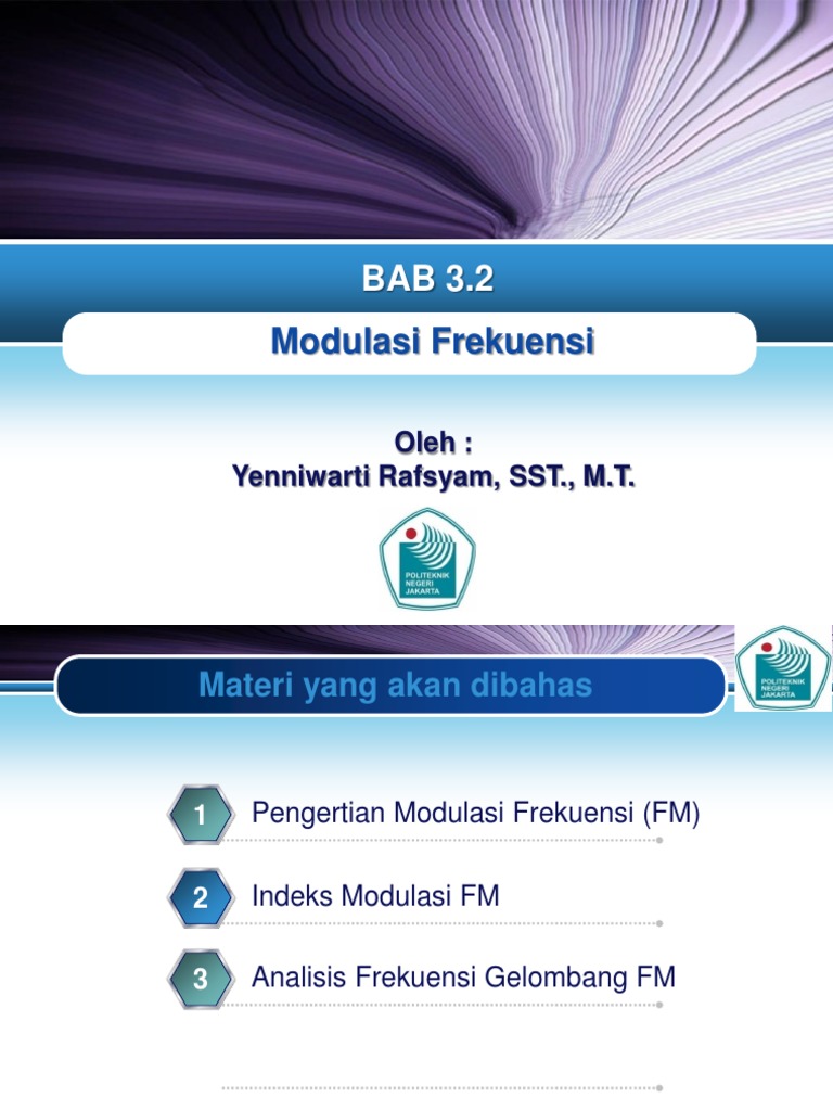 Indeks Modulasi pada FM | PDF