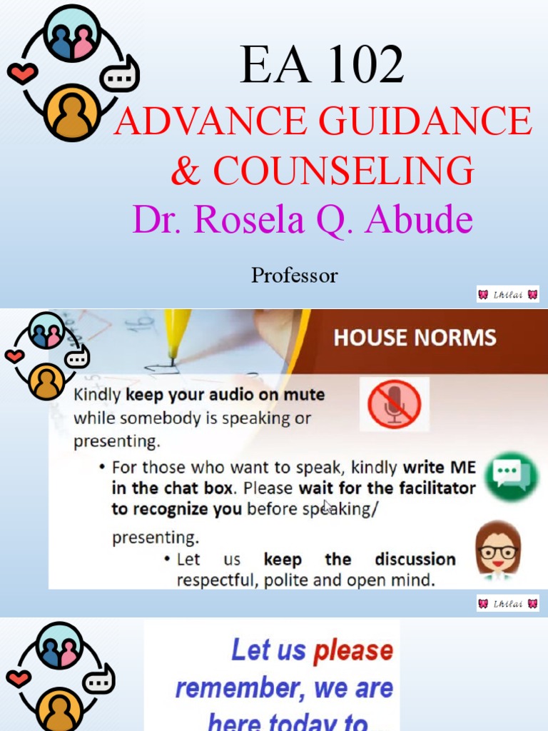 Adv. Guidance Counseling Syllabus | PDF | School Counselor | Psychology