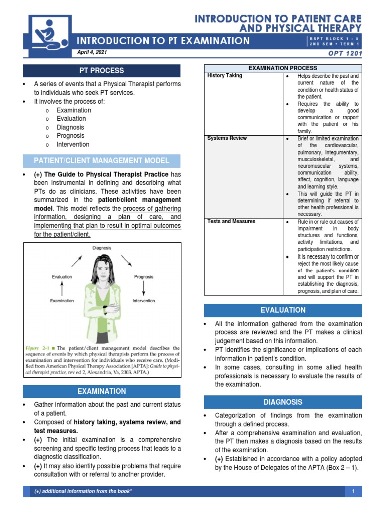 Itpc PT Process | PDF | Medical Diagnosis | Physical Therapy