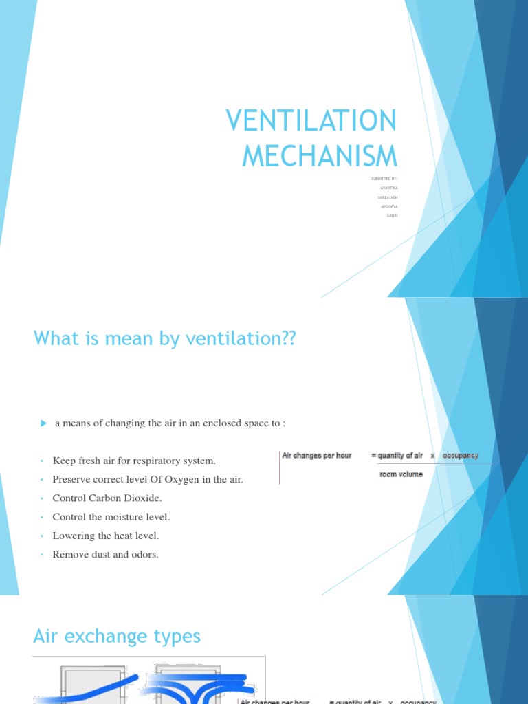 Ventilation Mechanism | PDF | Ventilation (Architecture) | Duct (Flow)