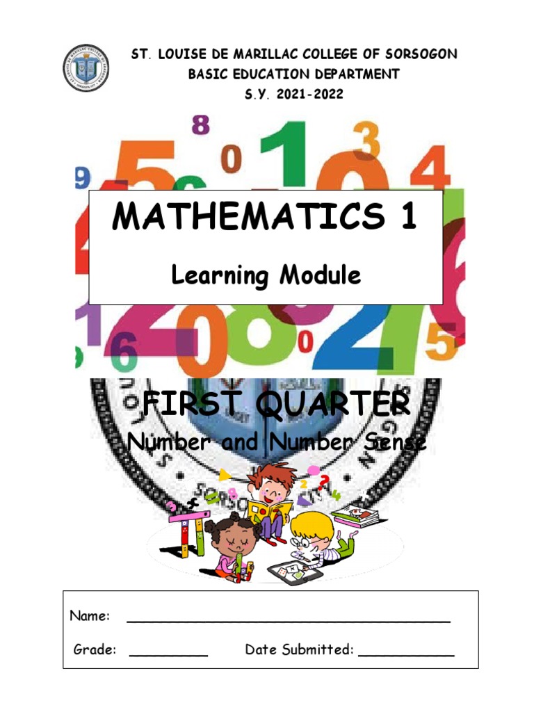 Mathematics 1: First Quarter | PDF | Learning | Mathematics