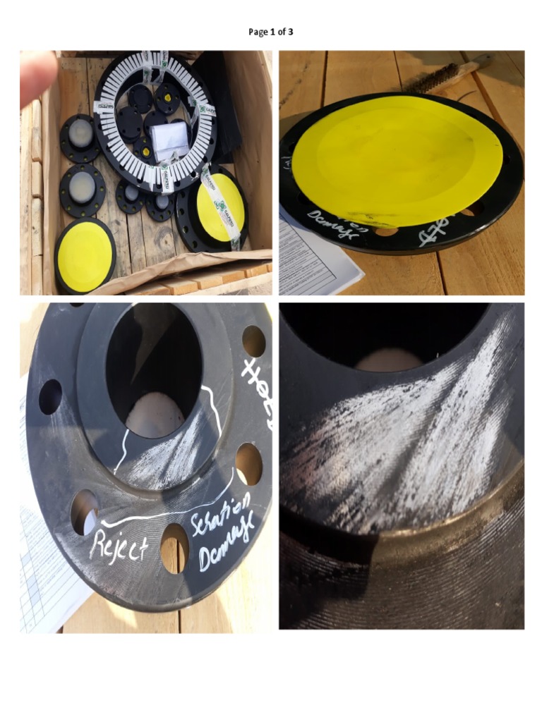 4'' Flange Class 600 (Serration Damaged) | PDF | Technology & Engineering