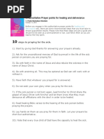 Prayers To Attract Divine Favour and Destiny Helpers - Evangelist Joshua | PDF | Jesus | Prayer