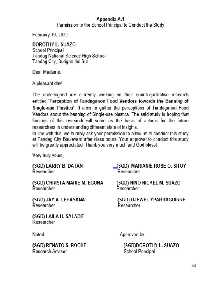 Appendix Sample | PDF