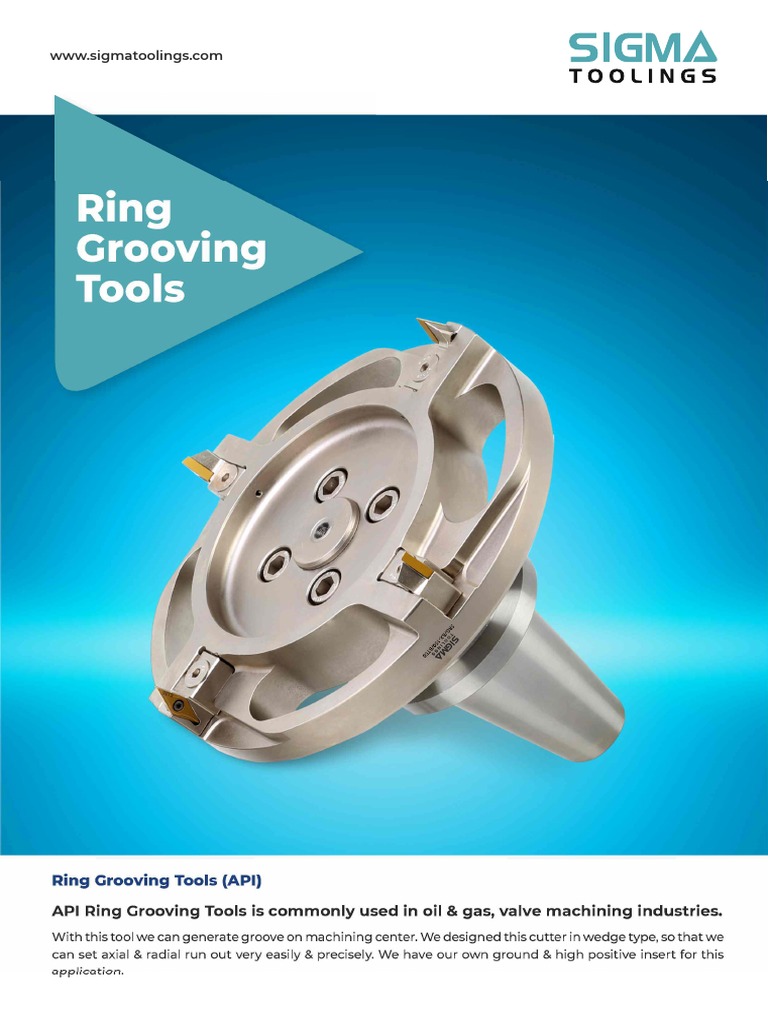 API Ring Grooving Tools Overview | PDF | Screw | Machines