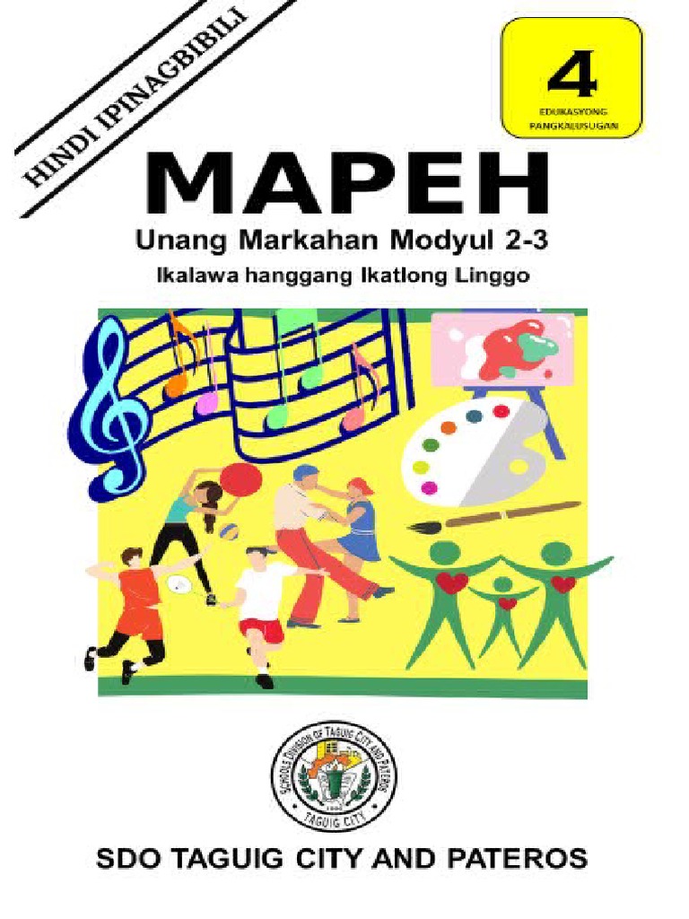 Health Grade 4 Quarter 1 Module 2 3 Week 2 3 V4 | PDF