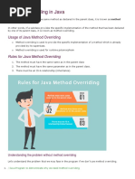 Difference Between Method Overloading and Method Overriding in Java - Javatpoint | PDF | Method ...