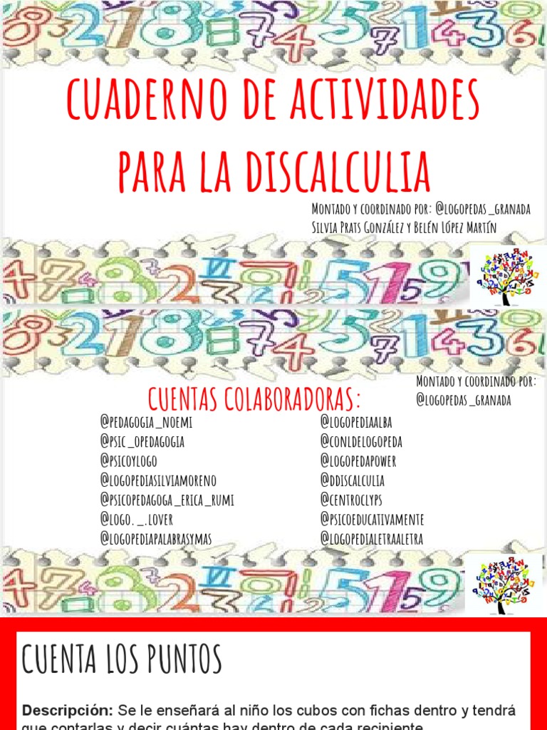 Actividades para la Discalculia Infantil | PDF | Multiplicación ...