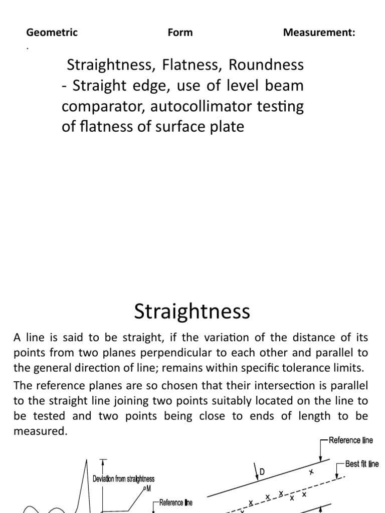 Flatness Measurement Techniques Explained | PDF | Plane (Geometry ...