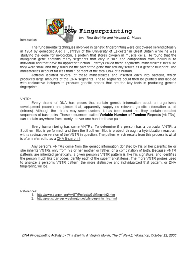 Activity 5 WhoDunIt | PDF | Genetics | Dna