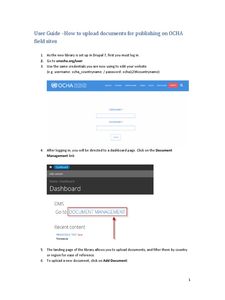 DMS User Manual | PDF