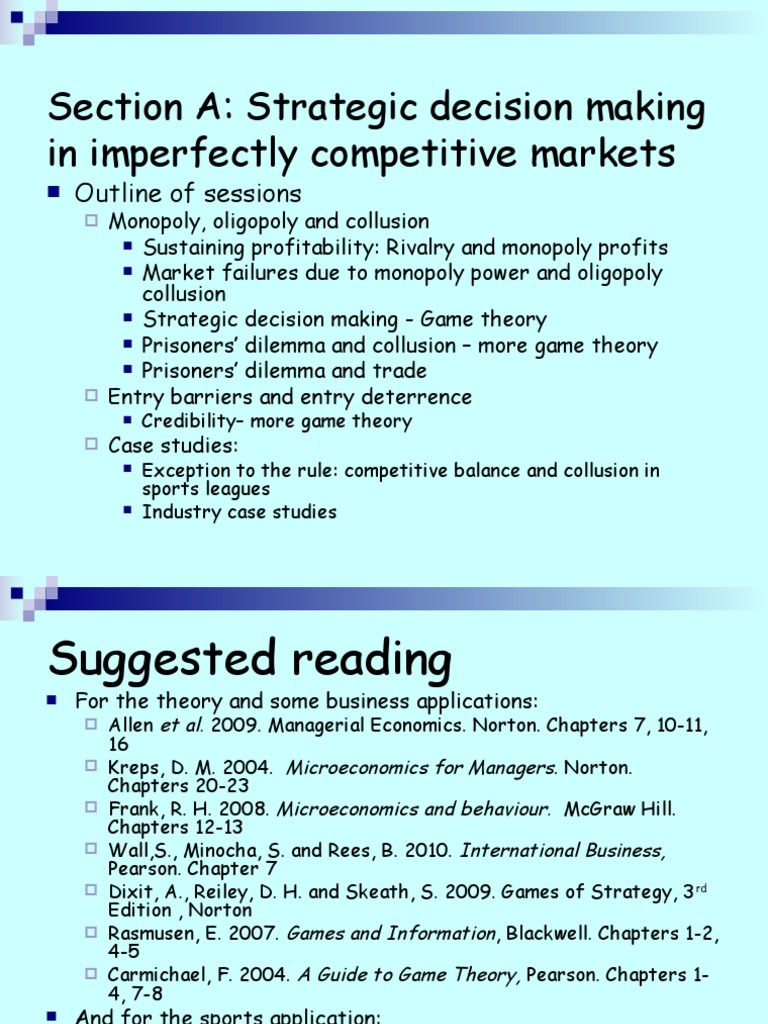 A2 Monopoly and Oligopoly (Revision) | PDF | Monopoly | Profit (Economics)