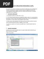 Tutorial de Cocodrile | PDF | Resistencia Eléctrica y Conductancia | Corriente eléctrica