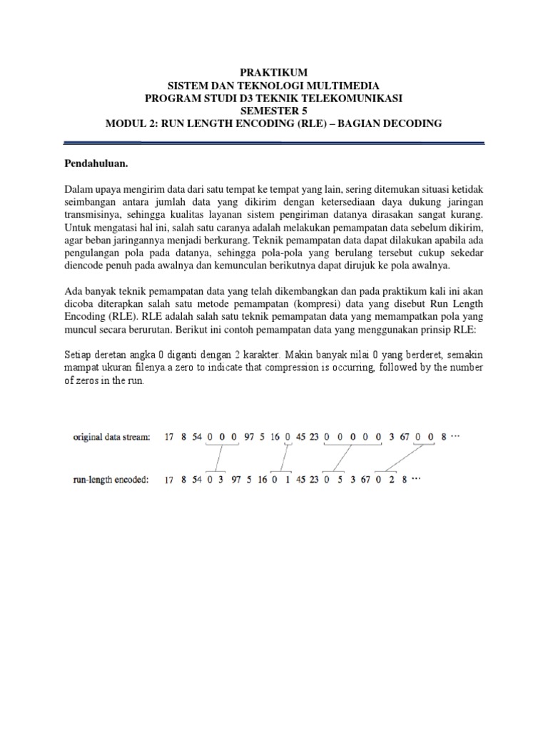 Modul 2 RLE Decoder | PDF
