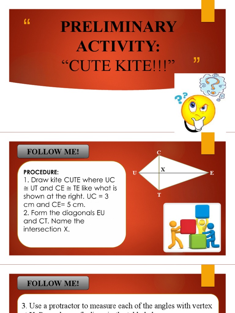 Theorems On Kite | PDF | Perpendicular | Euclidean Geometry