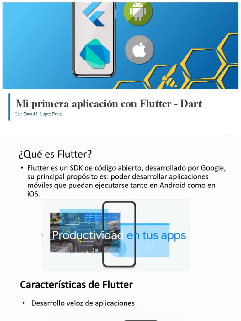 Mi Primera Aplicación Con Flutter - Dart | PDF