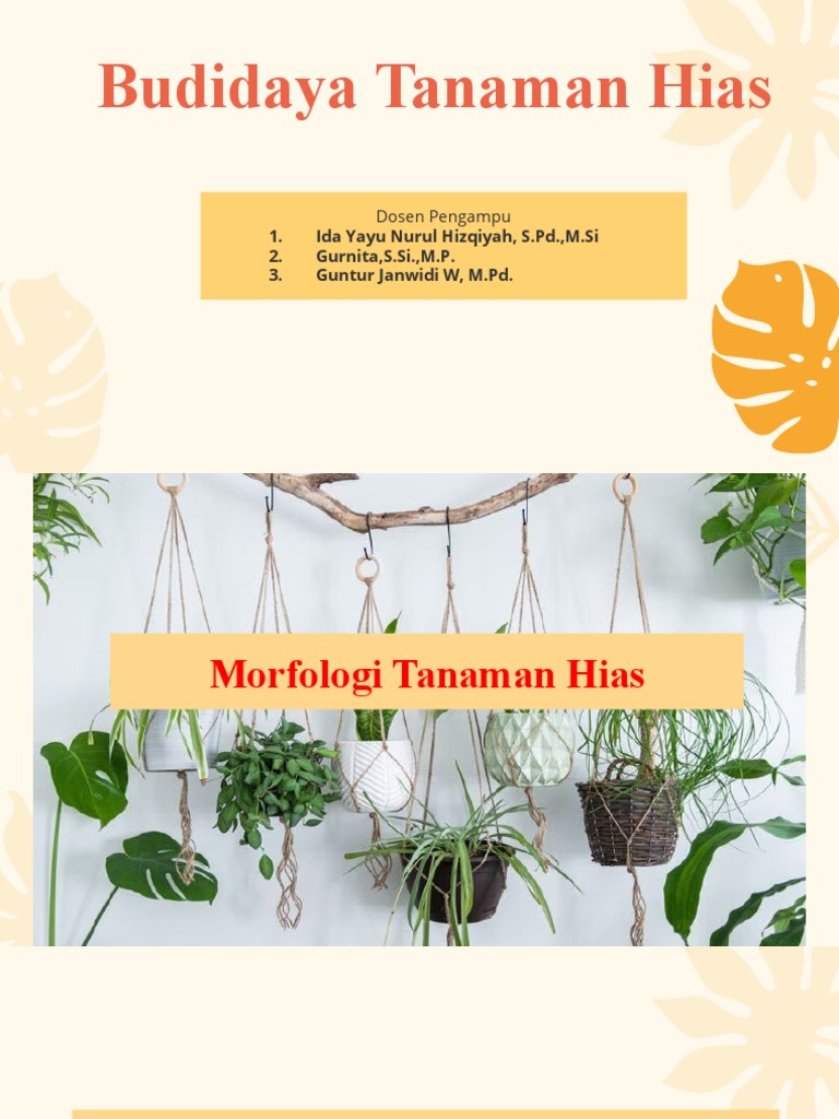 Pertemuan 2 Budidaya Tanaman Hias Final | PDF