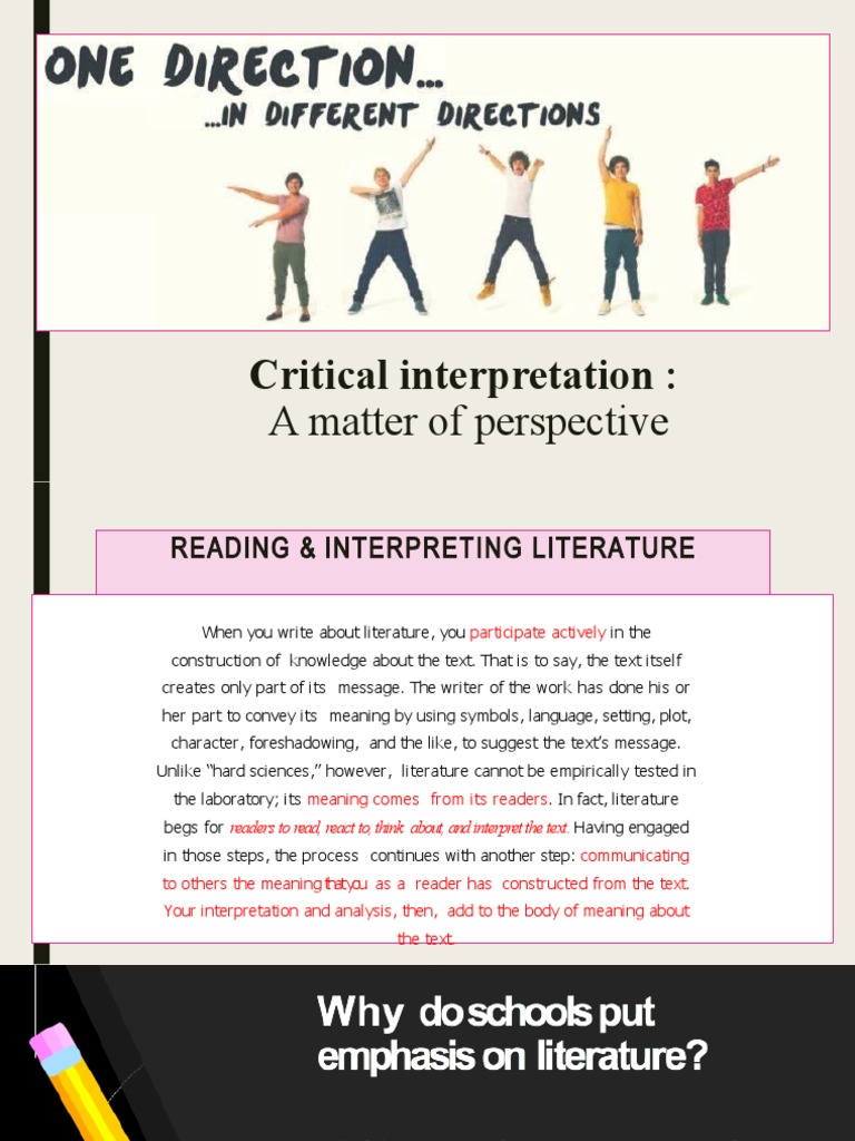 Critical Perspectives: Approaching Literature Through Multiple Lenses ...