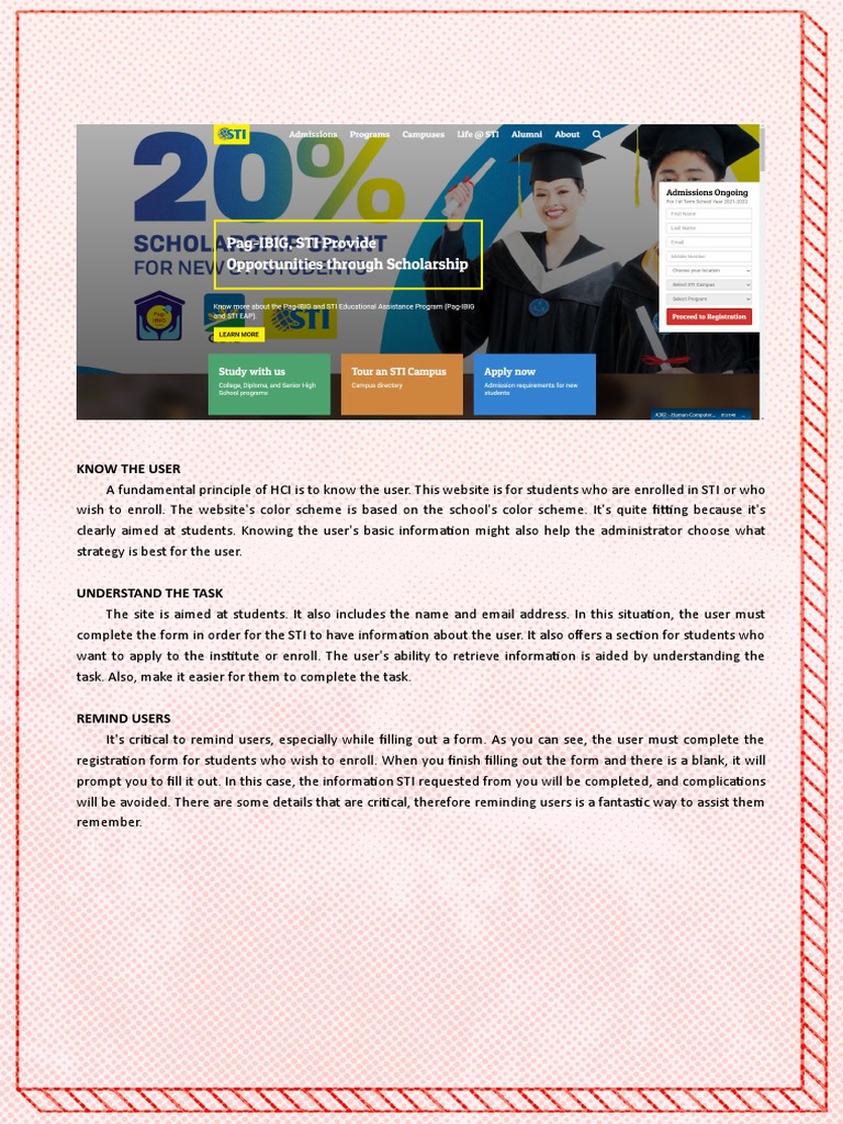 01 Laboratory Exercise 1 - ARG (HCI) | PDF | Career & Growth