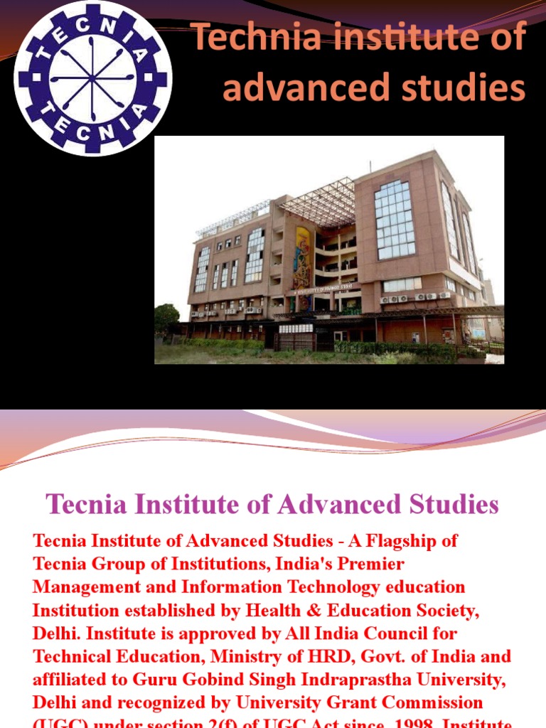 Tecnia Institute: MBA, MCA, BBA, BJMC Programs | PDF | Master Of ...