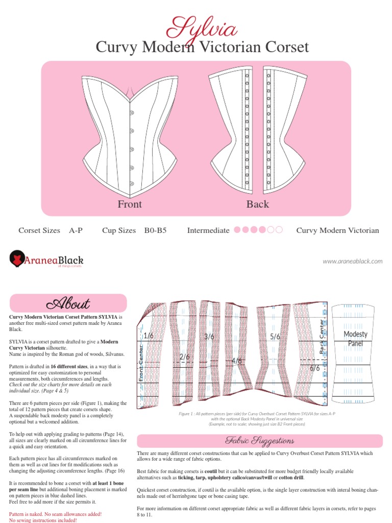 Victorian Corset Pattern