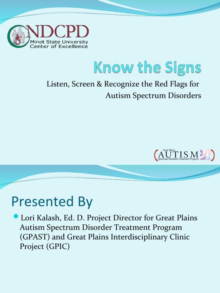 Recognizing Autism Red Flags Early | PDF | Autism | Mental Health