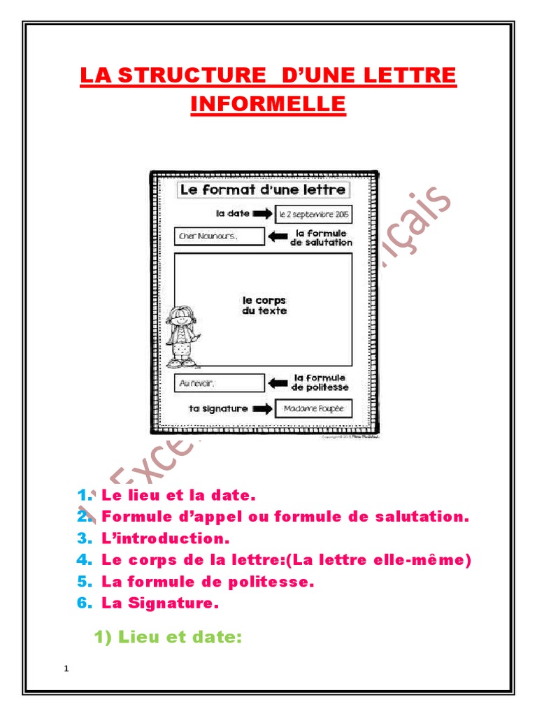 Structure D'une Lettre | PDF