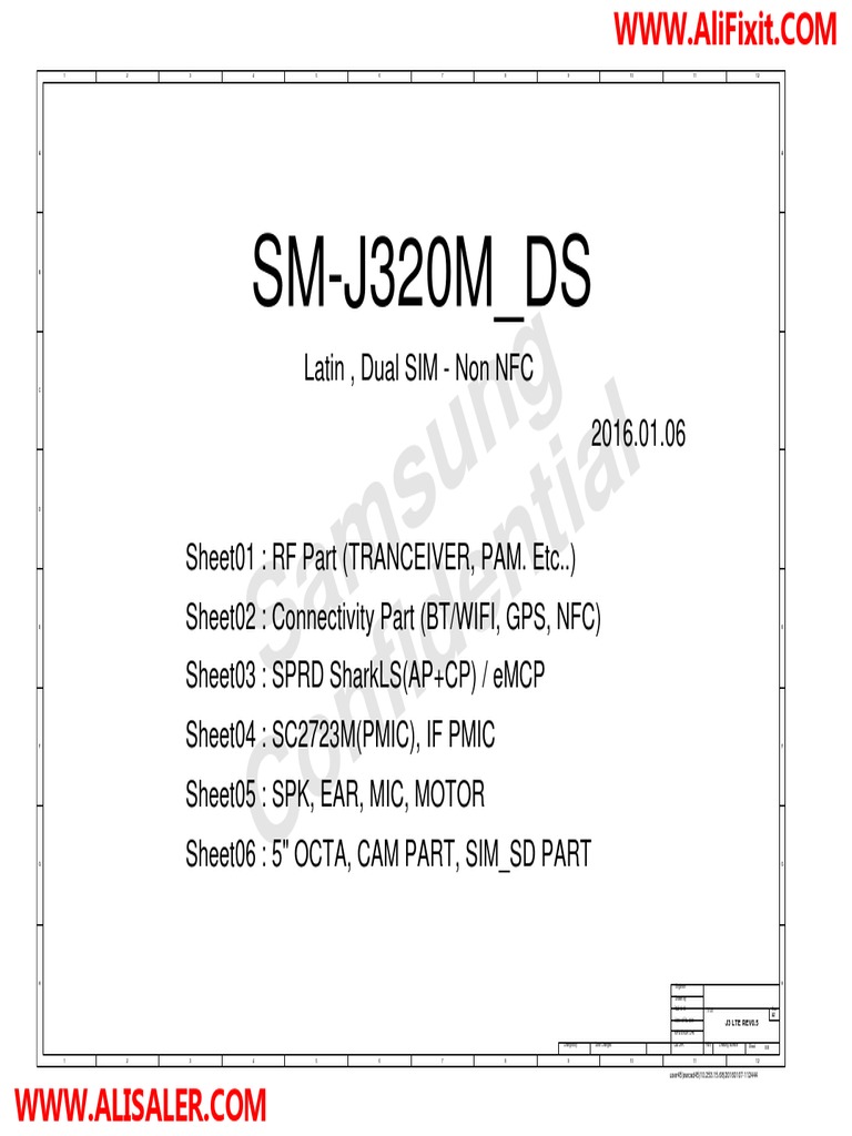 Samsung Galaxy J3 SM-J320M (Dual Sim) | PDF | Telecommunications ...