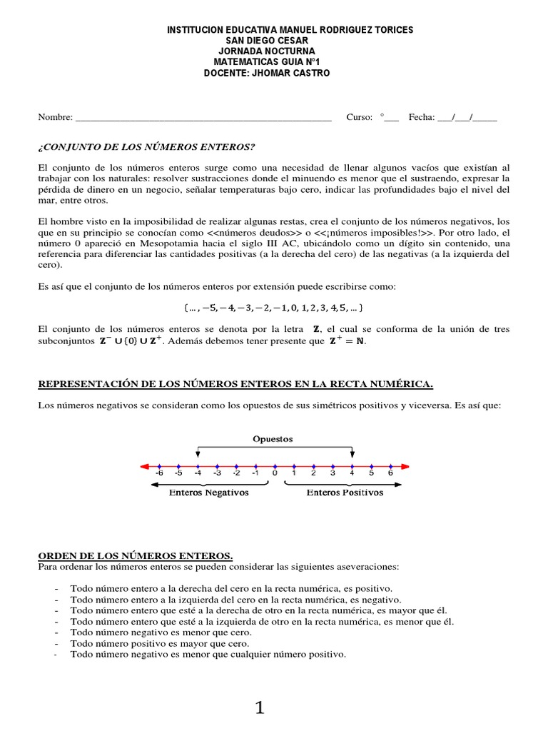 Guia #Matematicas Ciclo Iv | PDF | Entero | Codificaciones