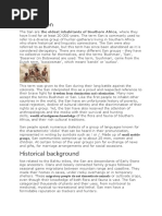 Social Science Grade 5: San and KhoiKhoi | PDF | Pastoralism