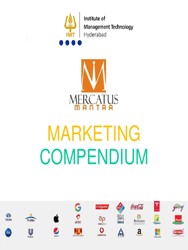 Marketing Compendium - Mercatus Mantra | Download Free PDF | Search ...