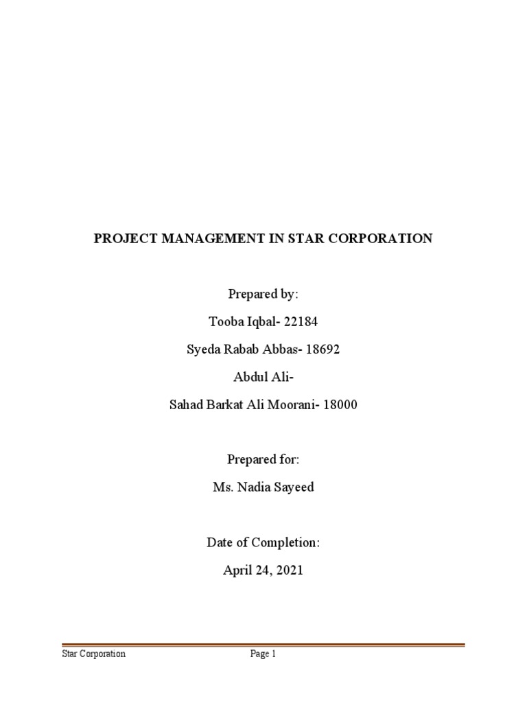 Group Report - Group 4 - Edited Version | PDF | Organizational ...