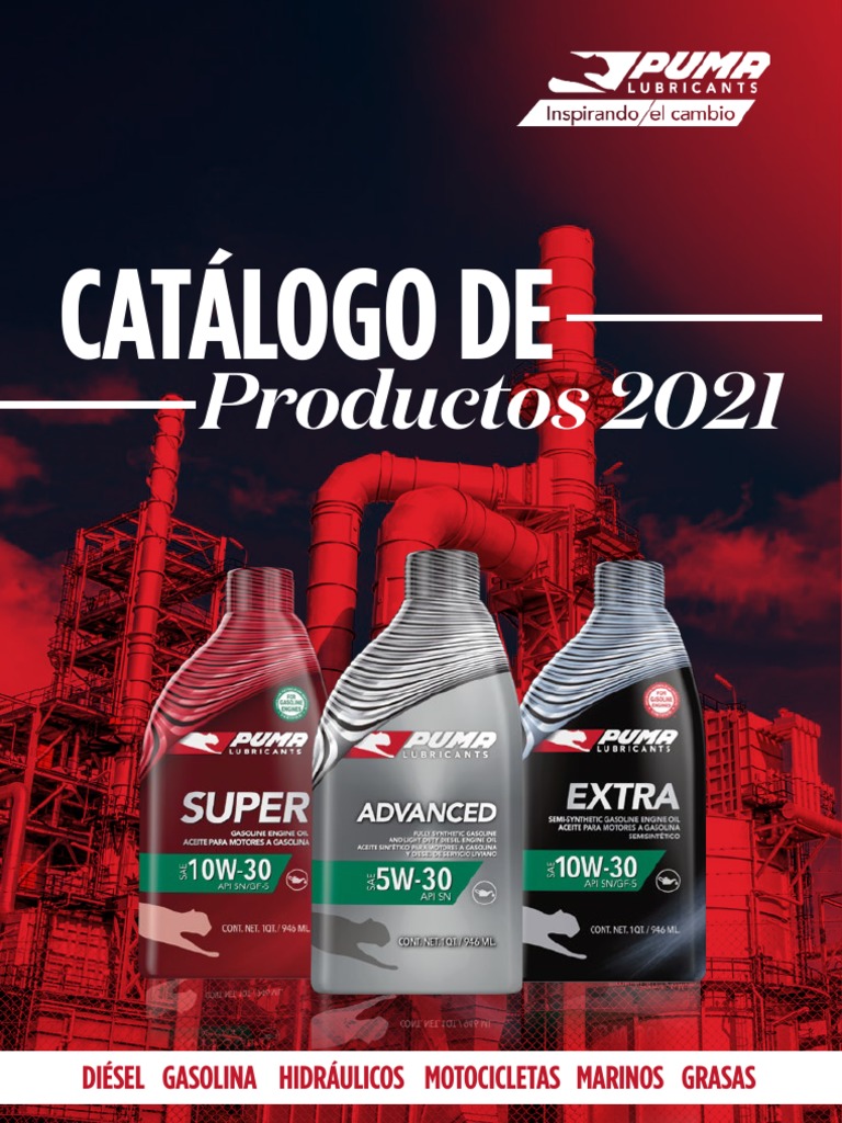 Catalogo 2021 Puma Lubricants | PDF | Lubricante | Gasolina