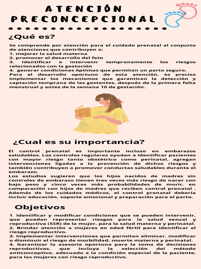 Atención Preconcepcional | PDF | El embarazo | Salud maternal