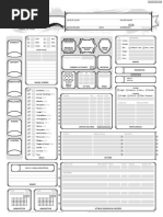 Blank D&D Character Sheet PDF | PDF | Dungeons & Dragons | Tabletop Games