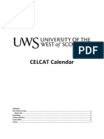 How To Guide For Class Timetable On CELCAT | PDF