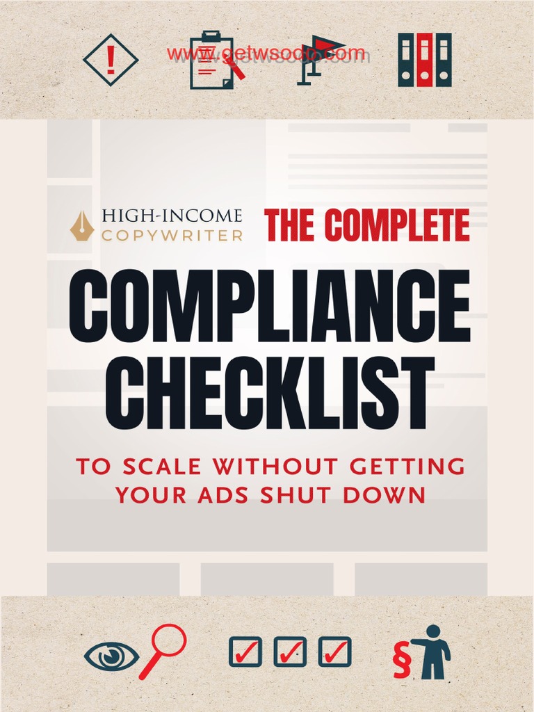 Compliance Checklist for Marketers | PDF | Facebook | Advertising