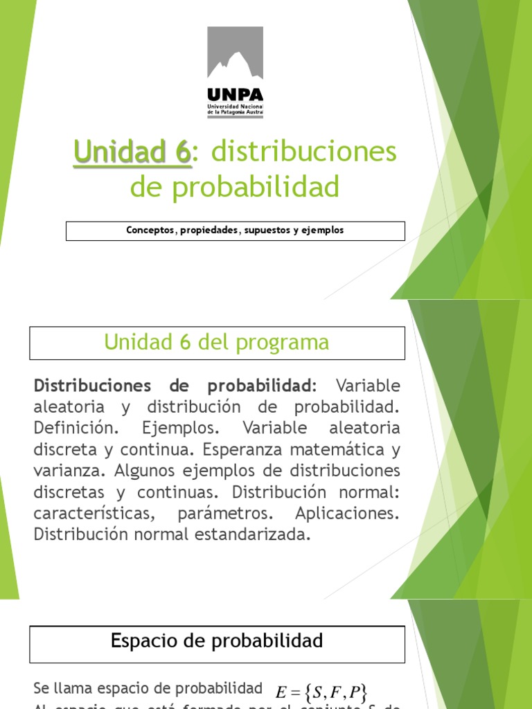 Distribuciones de Probabilidad | PDF | Distribución de probabilidad | Variable aleatoria