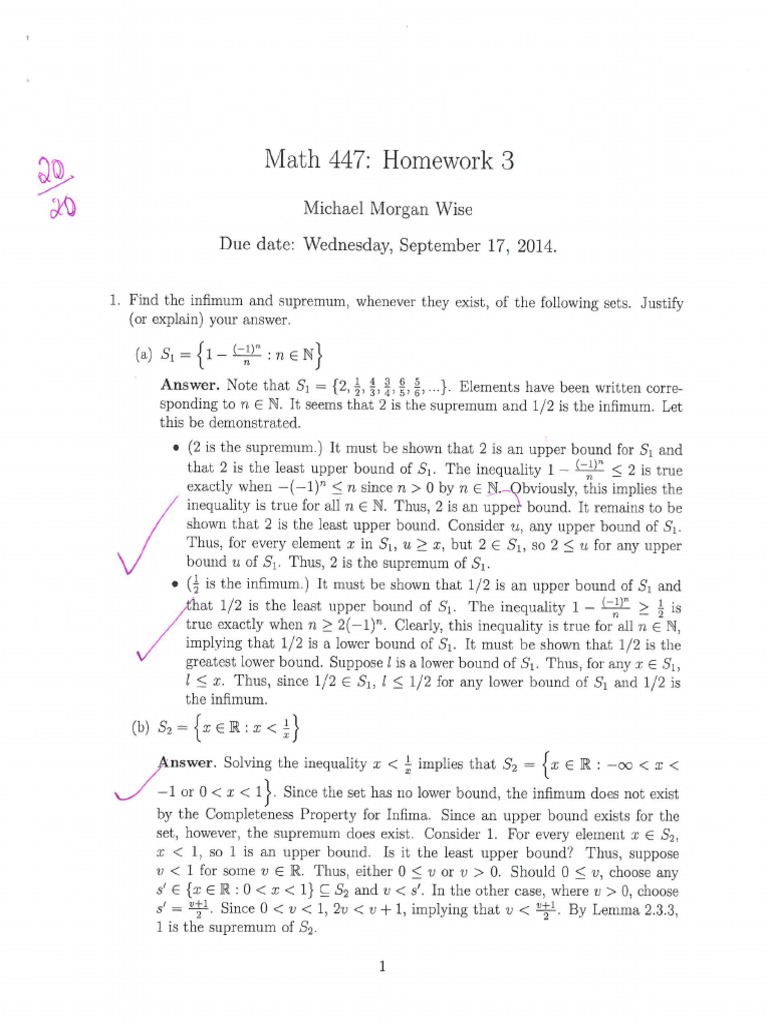 Homework3 Solution by Wise | PDF