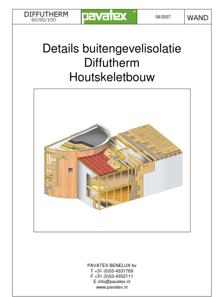 Diffutherm Constuctie Details - Houtskeletbouw | PDF