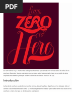 Villanueva, Fernanda - Lettering - Del Trazo Al Vector | PDF
