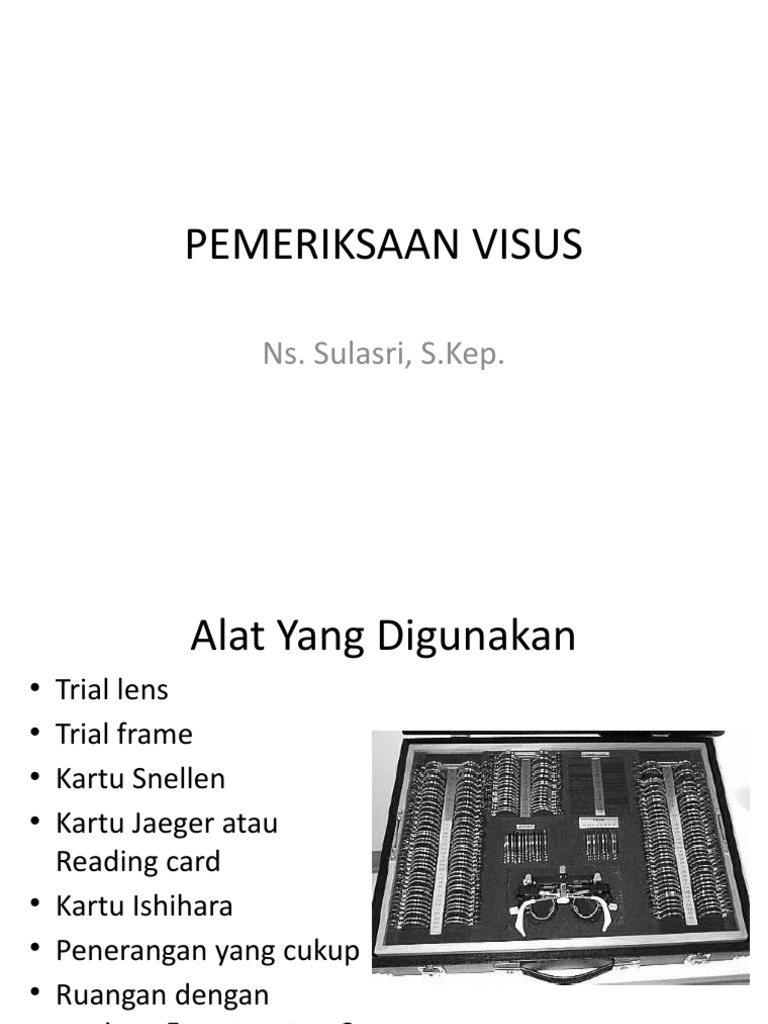 Pemeriksaan Visus | PDF